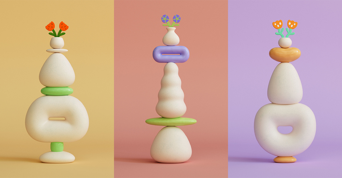 Stacking Shapes - Chi Michalski